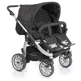 Köp Teutonia Tvillingvagn Team Cosmo (Svart) på babyland.se