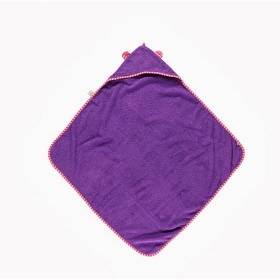 Köp Pippi Handduk med Huva (Lila) på babyland.se