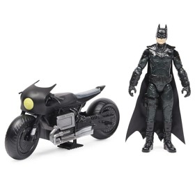 Köp Batman Movie Batman med Batcycle 30 cm på babyland.se